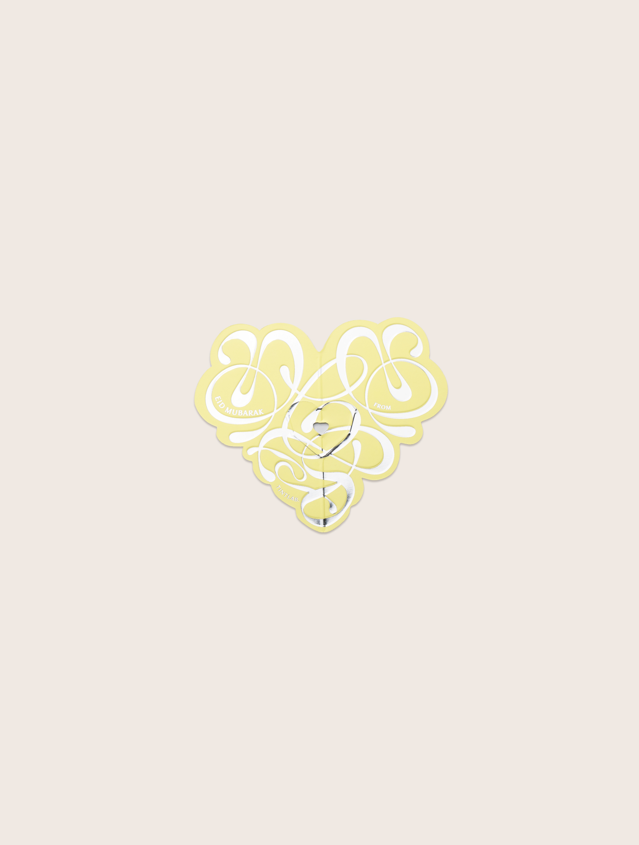 Yellow Heart Cards (Pack of 15) – TINT LAB